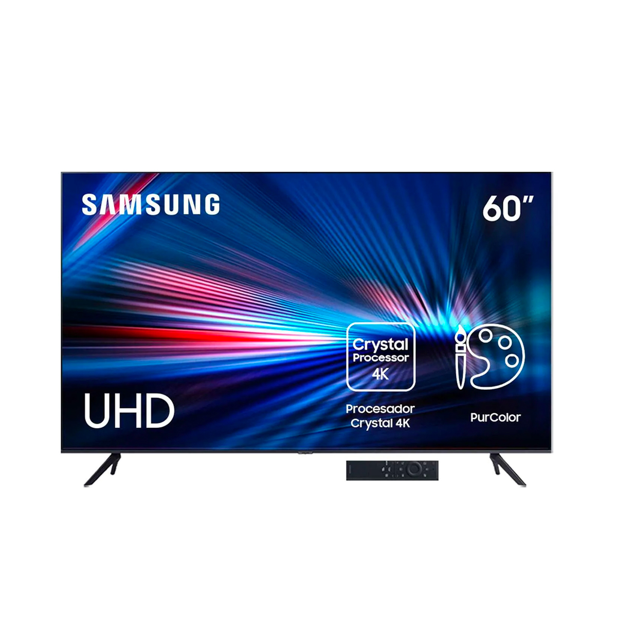 Pantalla Samsung Smart TV UN60AU7000FXZX 60" UHD 4K