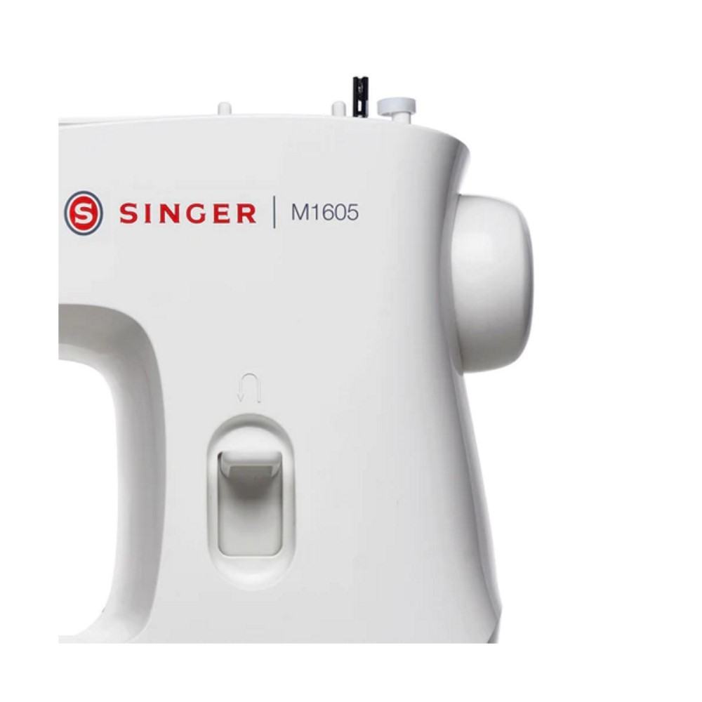 Máquina Coser M1605 Blanca 6 Puntadas Práctica Singer.