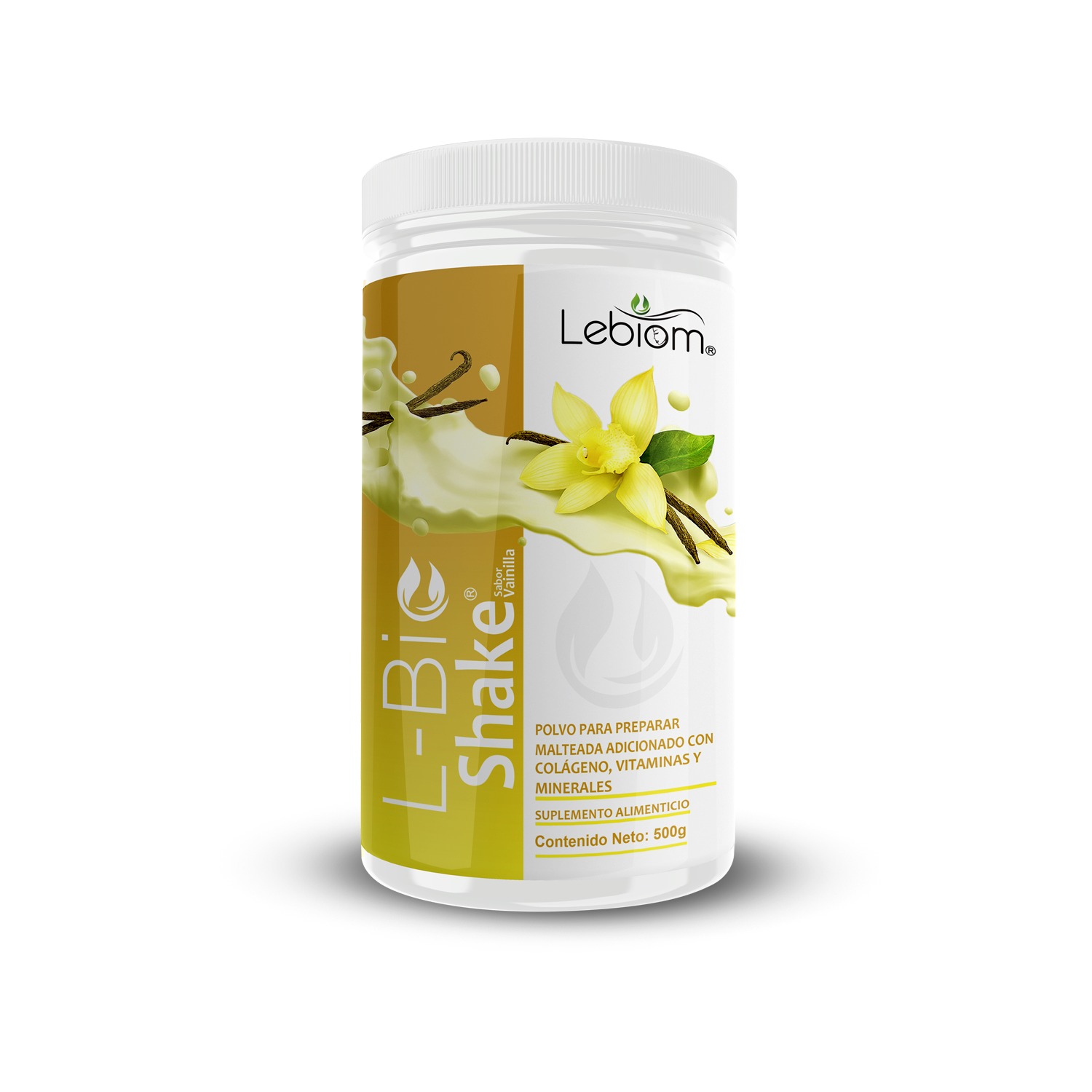 Malteada de Vainilla, proteina,control de peso 500g Shack Lebiom