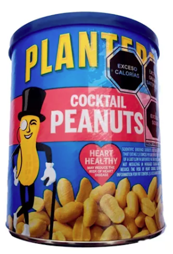 Planters Cocktail Peanuts Botes Cacahuates *poca Sal* 340g