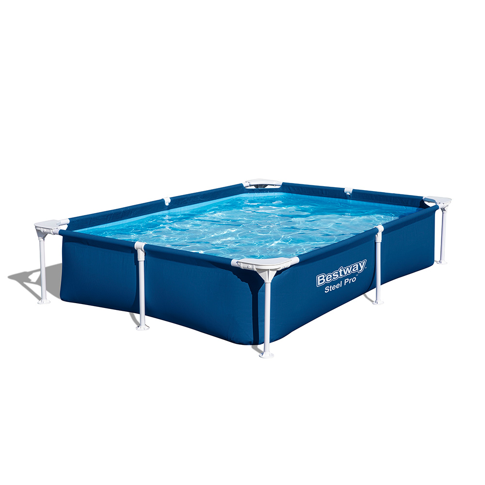 Alberca Estructural Rectangular Bestway 1200 Lts 221 Cm Azul