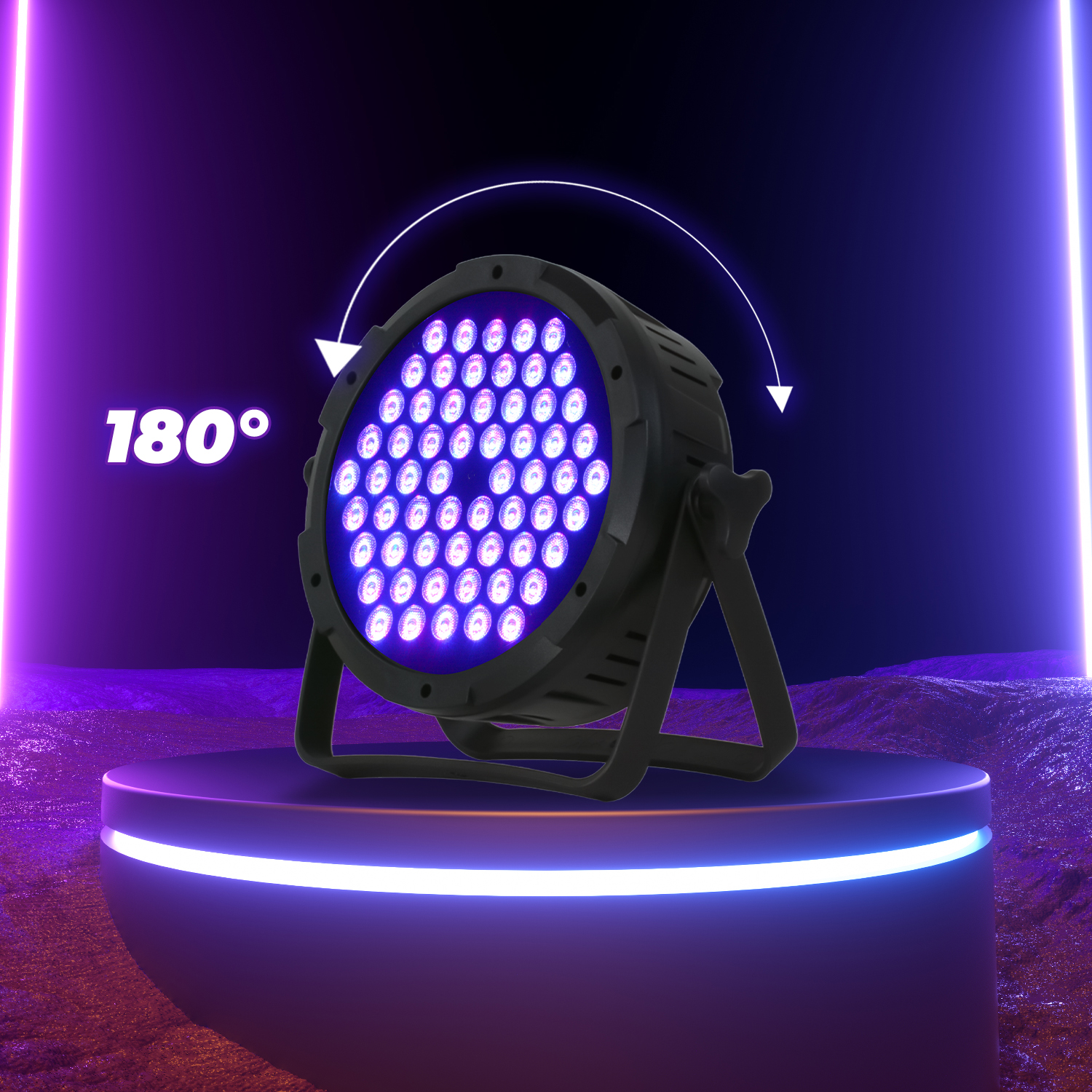 Cañon De Leds Profesional 60 Leds 3 En 1 Rgb 180 W