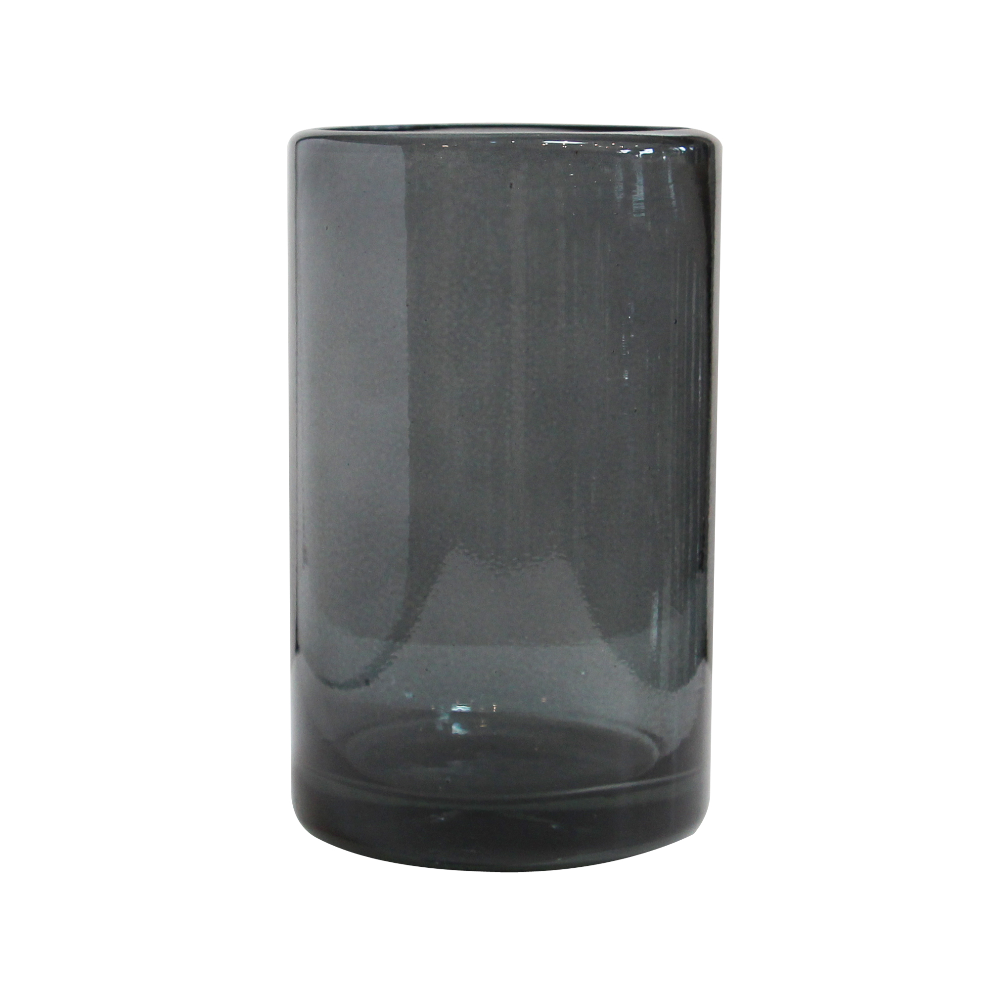 Vaso de cristal color Humo