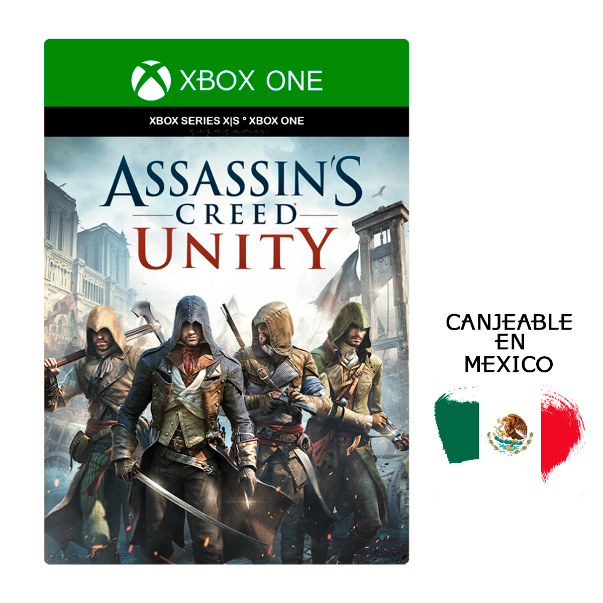 Assassin's Creed Unity Codigo Digital Canjeable en Mexico