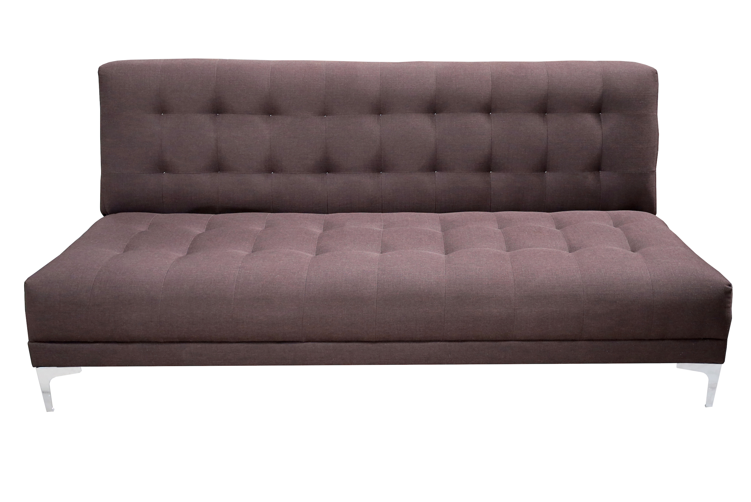 Sofá Cama Reclinable Matrimonial Verso Chocolate Futon 3 Posiciones Lino, El Bazar Store