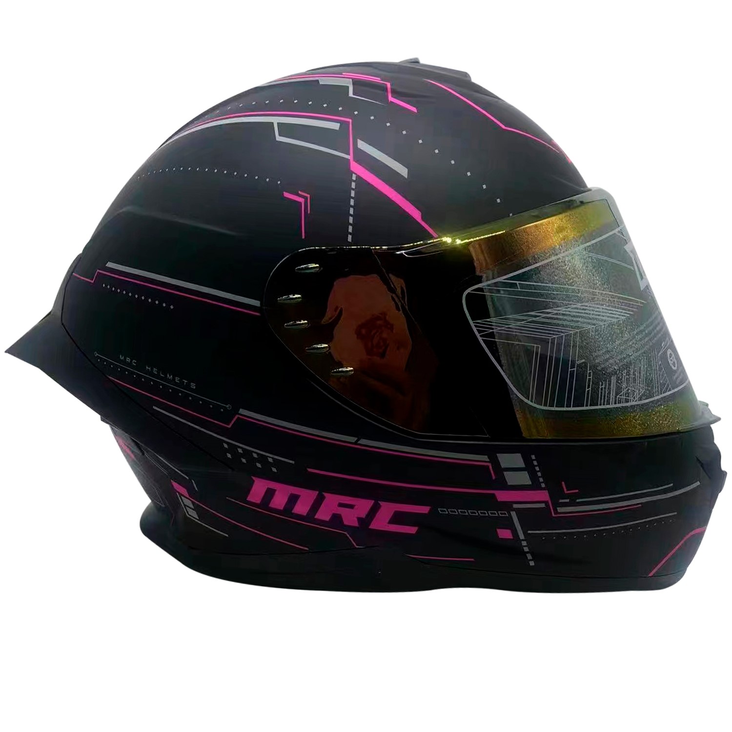 Casco Para Motociclista Mrc-12ir Extra Grande