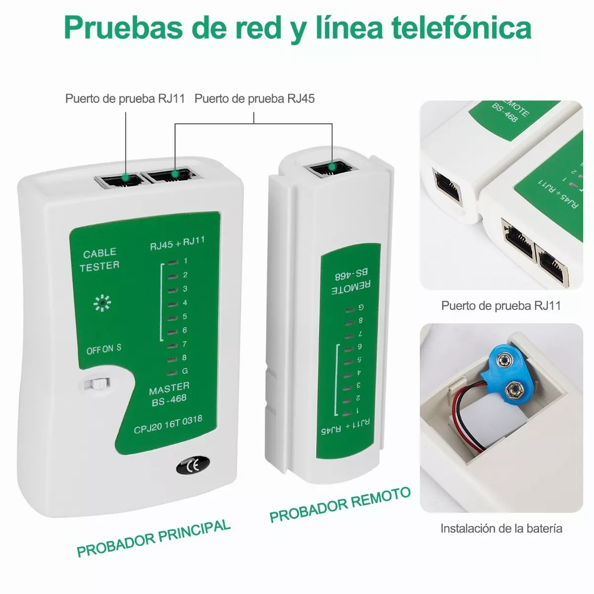 Kit De Herramientas Cableado Redes Basico Para Rj11 Rj45