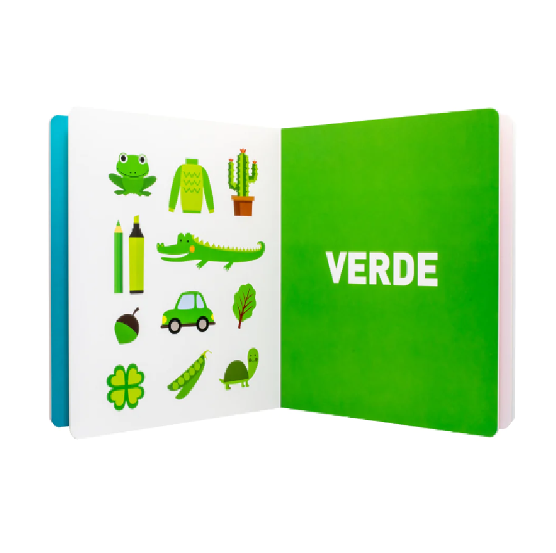 Libro Didáctico Preescolar Juega y Aprende Los colores