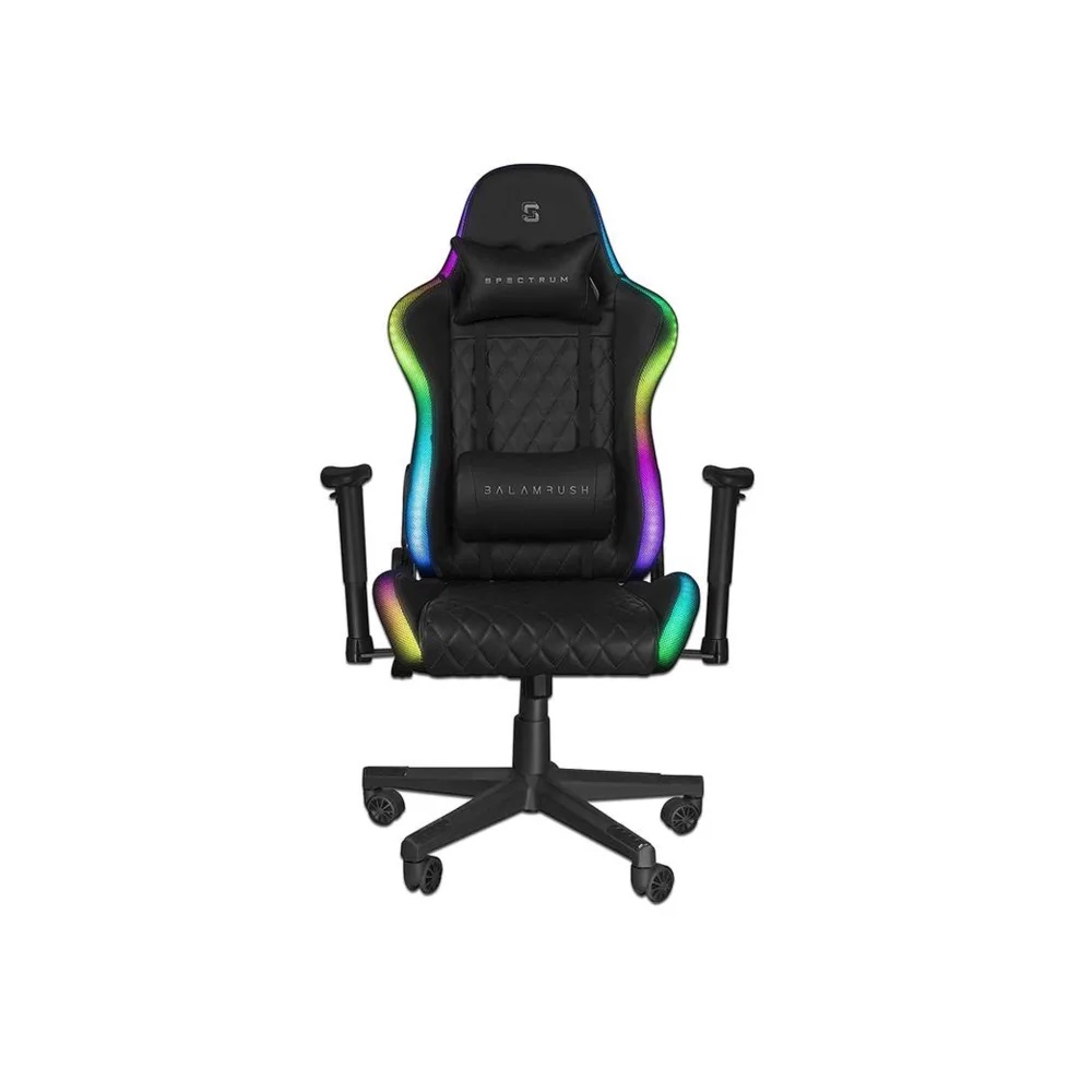 Balam Rush Silla Gamer Lighting Rush RGB, hasta 120Kg, Negro.
