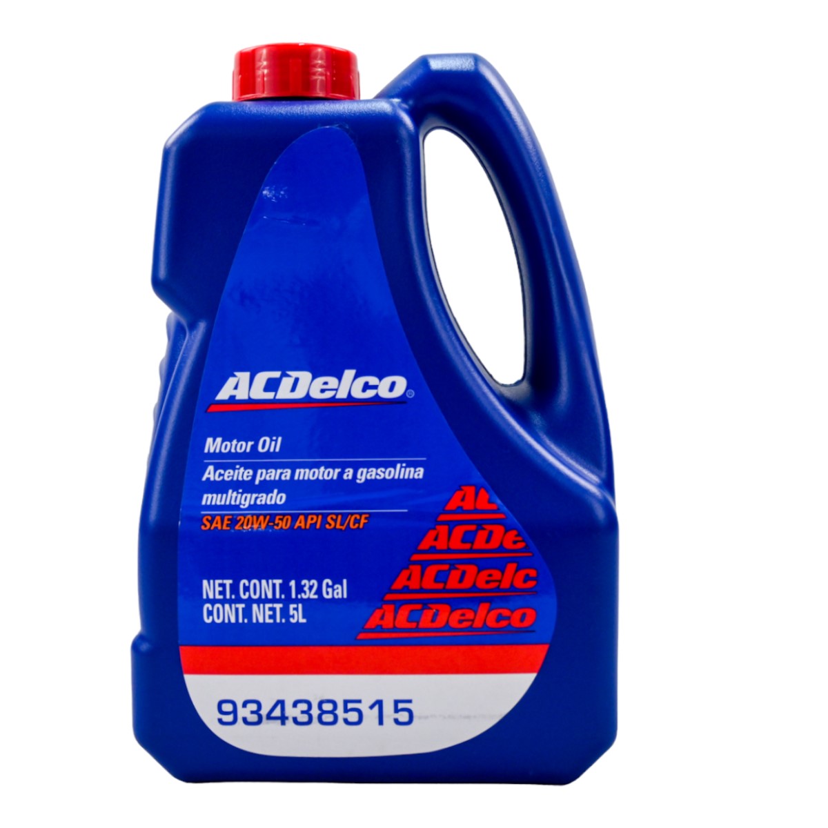 Aceite para motor a gasolina multigrado ACDelco original SAE 20w- 50 APISL