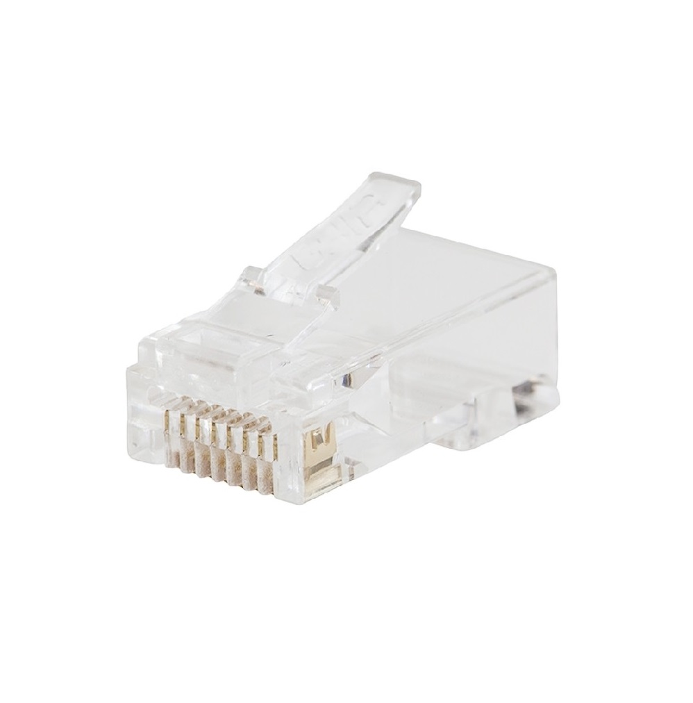 Plug rj45 cat 5e ghia utp 100 pzas caja redes conectores cable mac ...