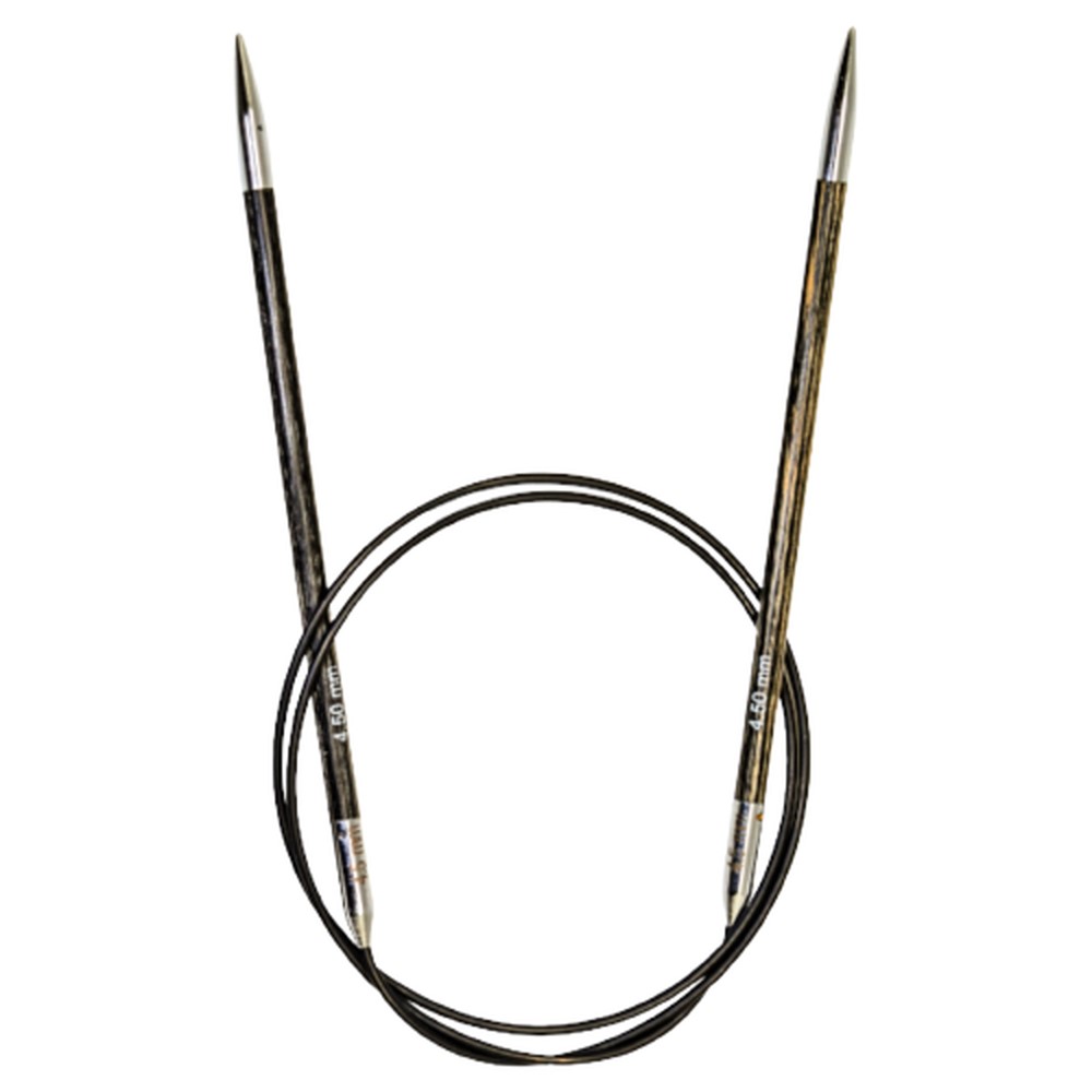 Aguja Circular Royale 80cm Cable Giratorio 4.5mm Knitpro