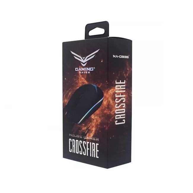 Mouse Gamer Naceb Crossfire Alambrico Na-0936 1200dpi