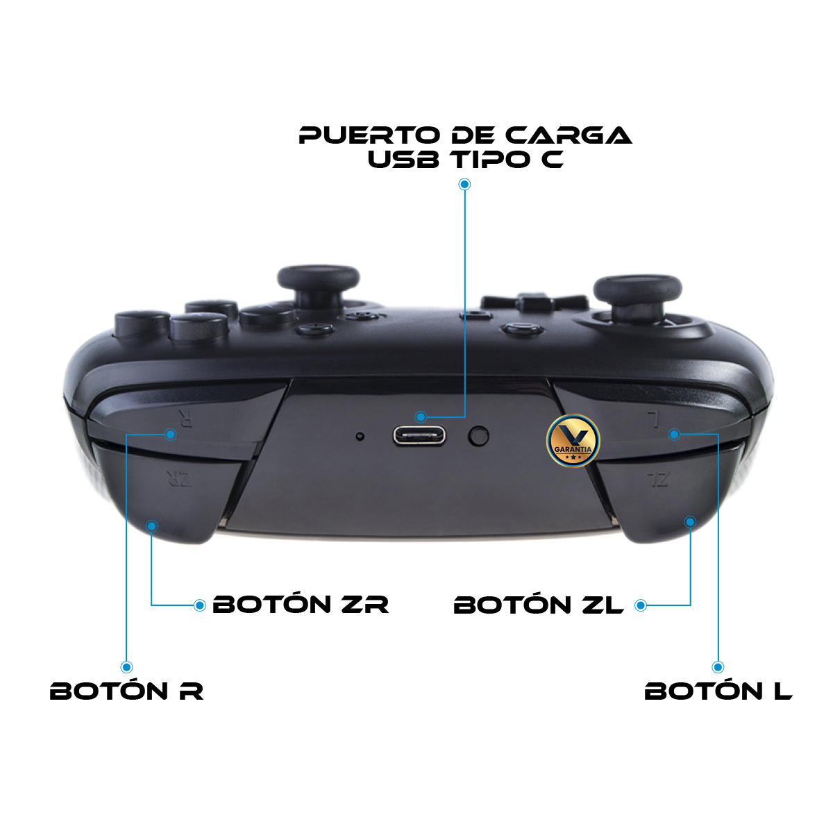 Control Inalambrico Pro Compatible con Nintendo Switch