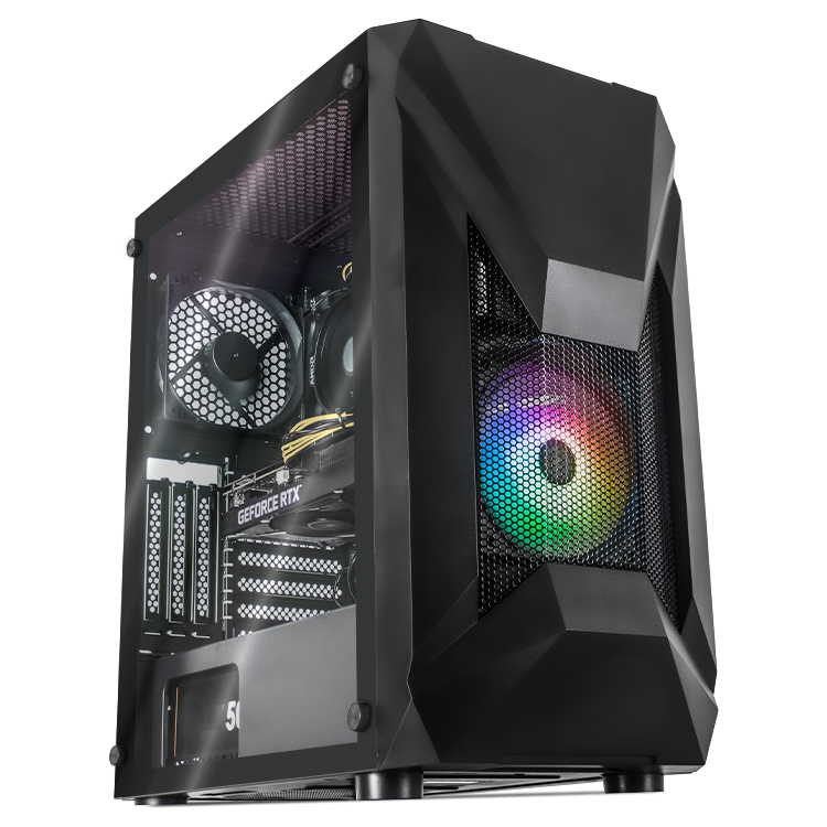 Xtreme PC Gaming Geforce RTX 3050 AMD Ryzen 5 16GB SSD 250GB 2TB WIFI
