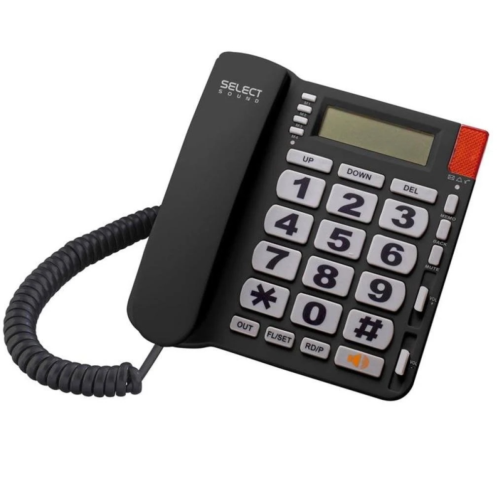 Telefono Select Sound 8216 Numeros Grandes Negro