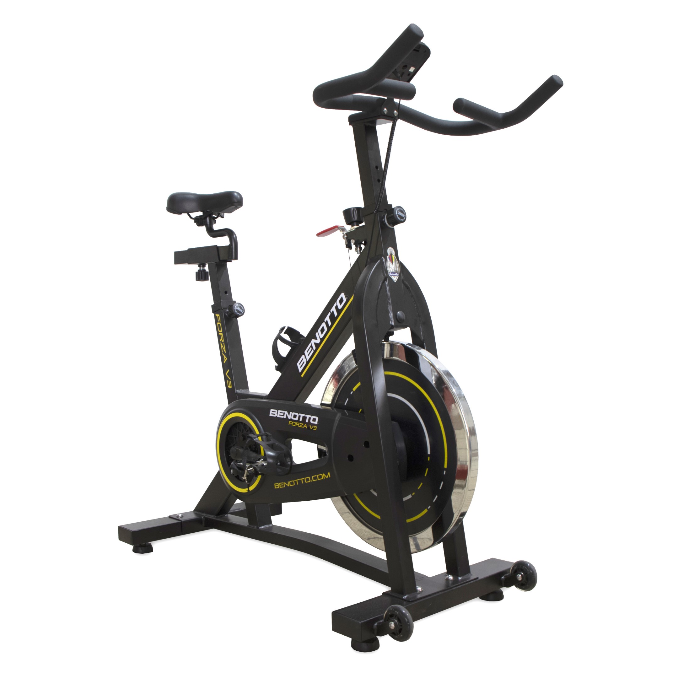 Bicicleta Fija Forza V3 Negro Aparato De Ejercicio Benotto