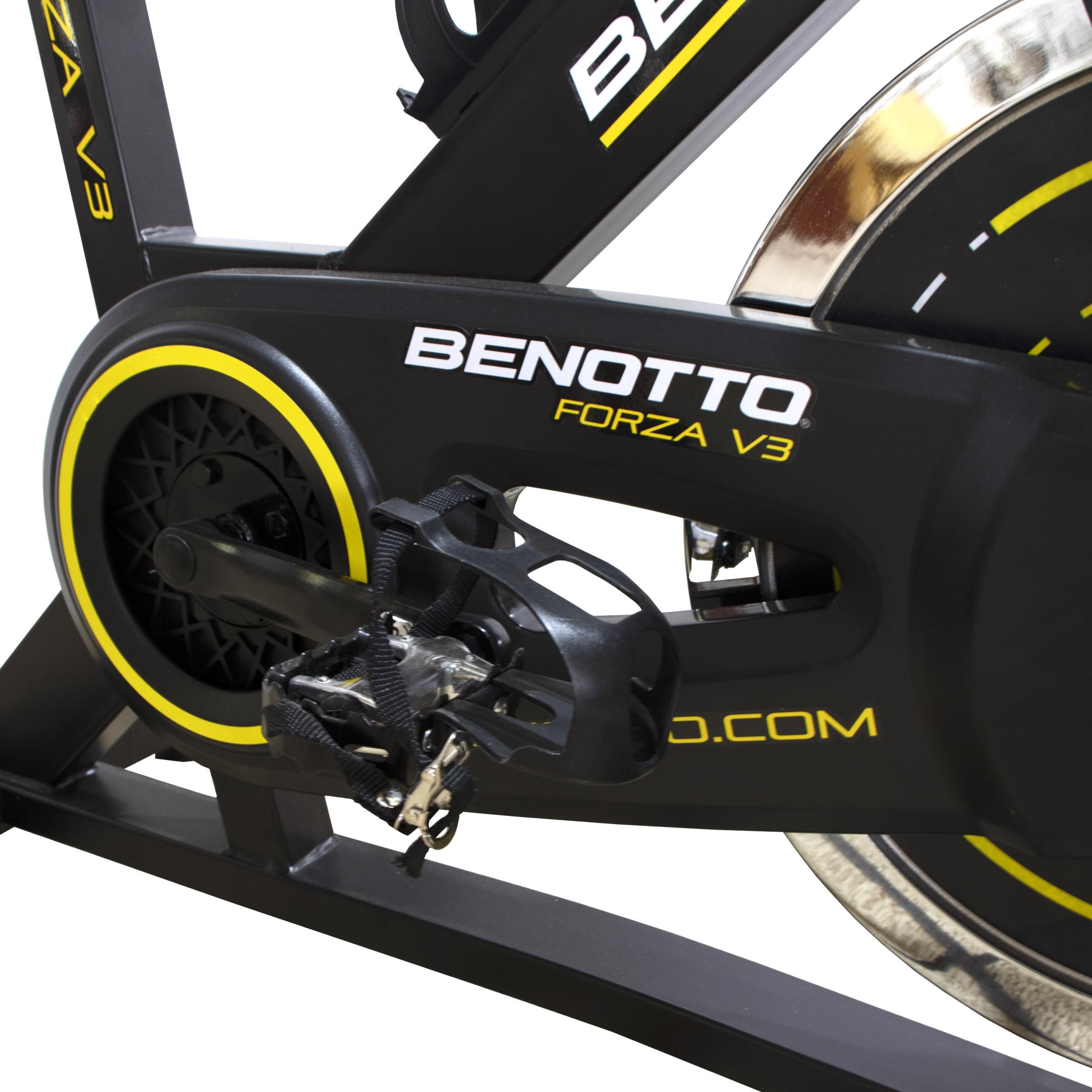 Bicicleta Fija Forza V3 Negro Aparato De Ejercicio Benotto