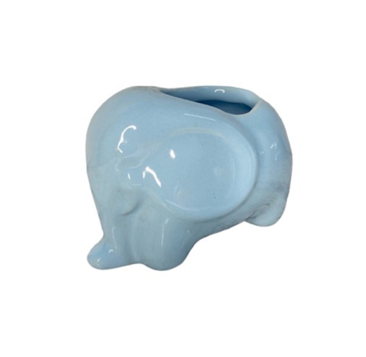 Figura Maceta Decorativa De Cerámica Galería Oneris elefante chico
