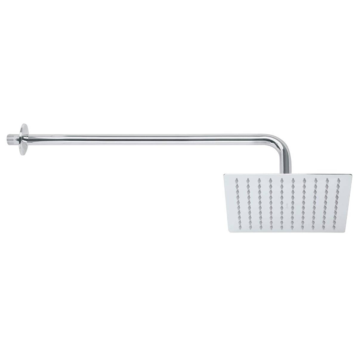 Regadera Cuadrada De Acero Inoxidable 20cm Con Tubo De 50cm con ...