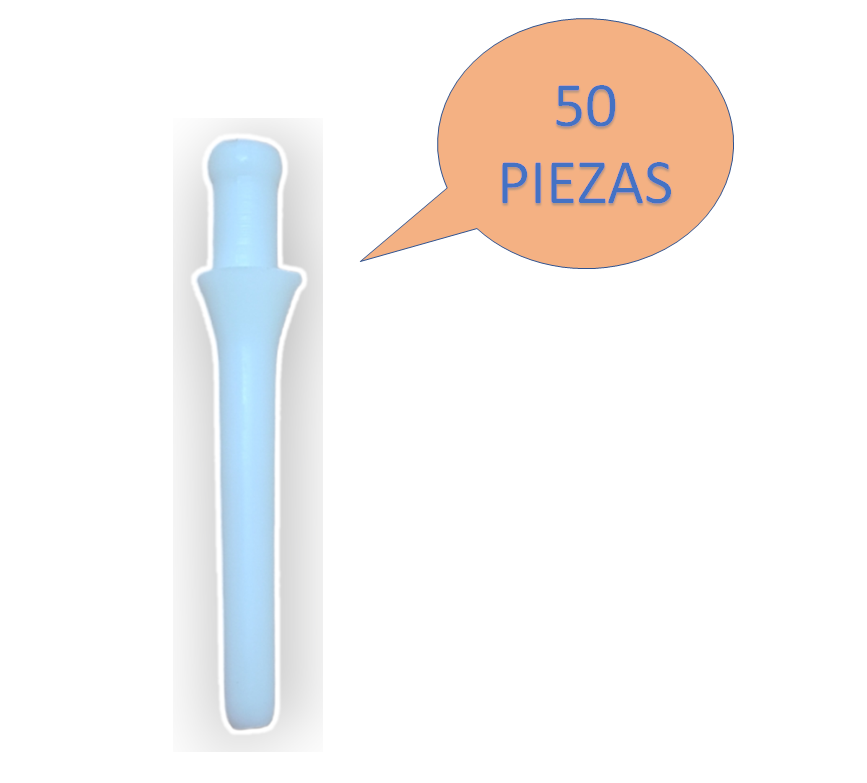 Cánula Para Irrigador Infantil Paquete Con 50 Piezas