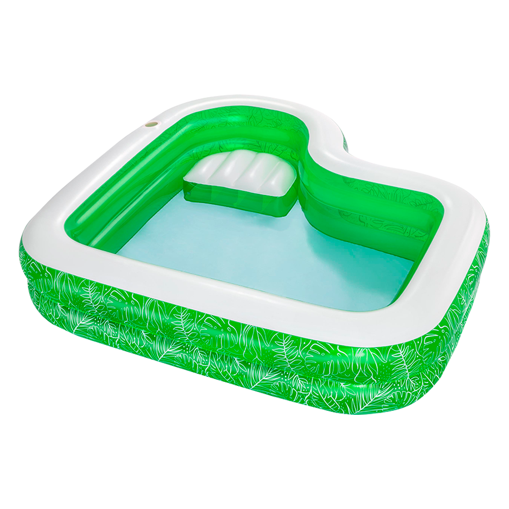 Alberca Familiar Inflable Betway Piscina 231 Cm Con Portavasos Verde