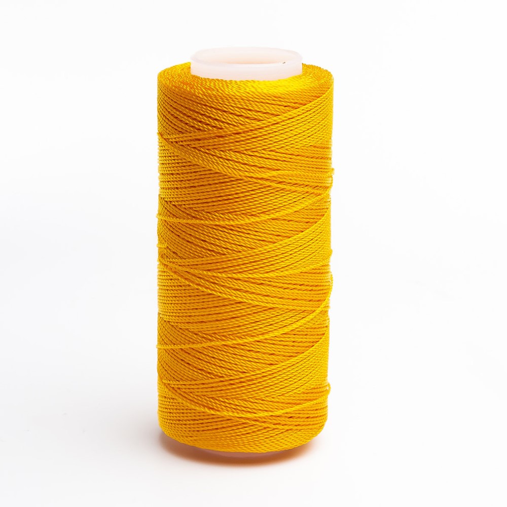 Caja 6 Pzs Hilo Crochet Nylon Amarillo canario Selanusa