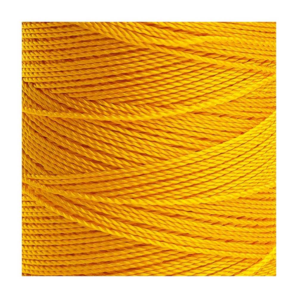 Caja 6 Pzs Hilo Crochet Nylon Amarillo canario Selanusa