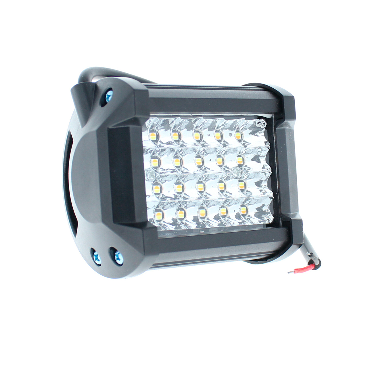 10 Par Faros 12 Led Dually Slim Bicolor Blanco Ambar Estrobo