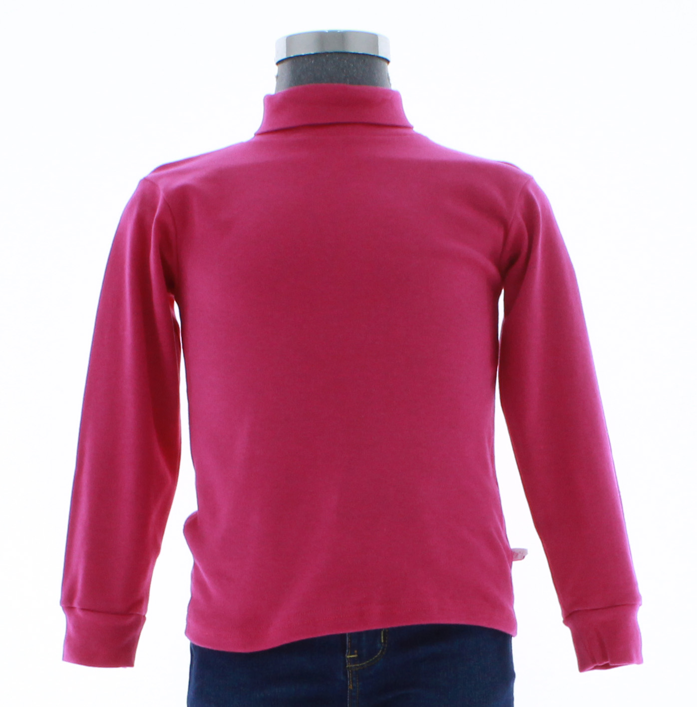 Playera Niña Color Fiusha Cuello de Tortuga 3442 2 a 16 Años