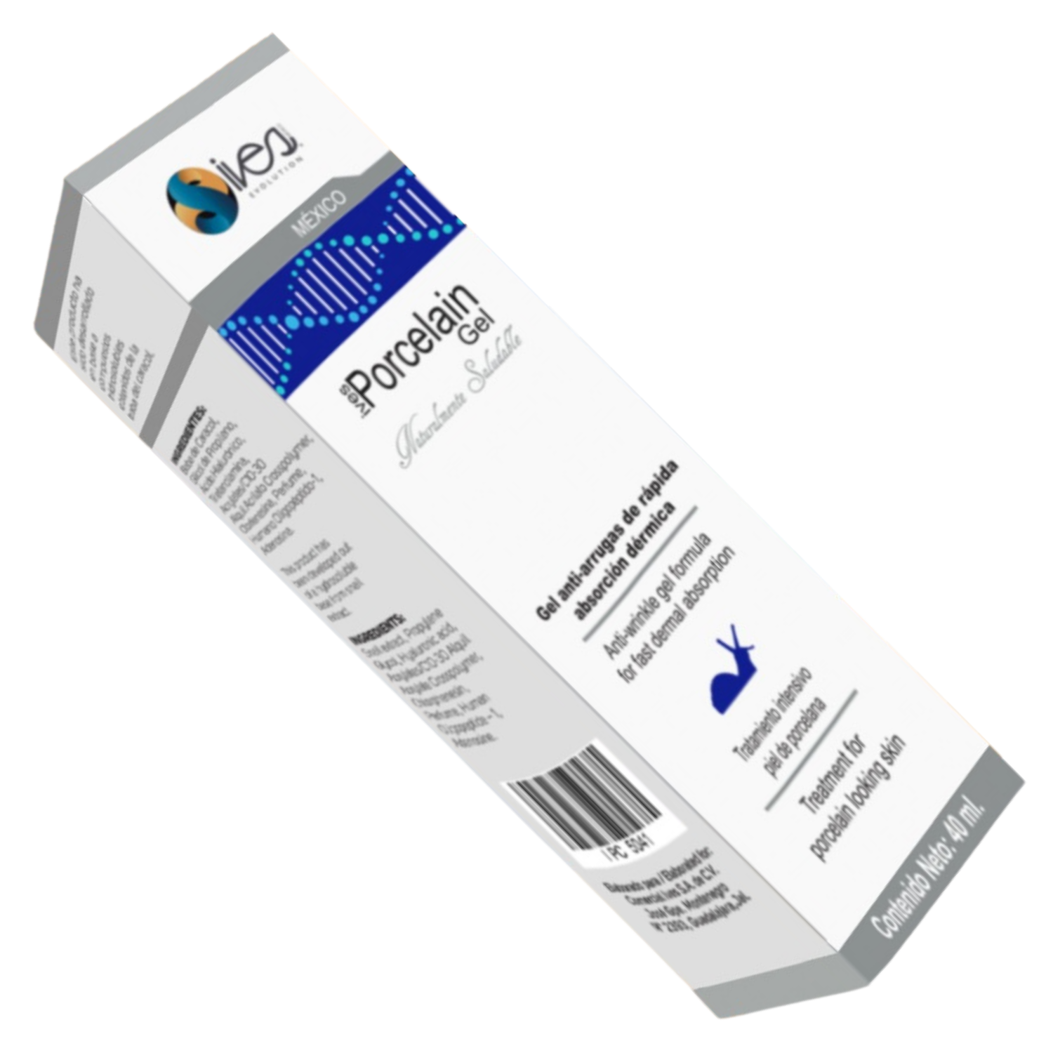 Porcelain Gel Ives Evolution México Baba De Caracol Ácido Hialurónico ...