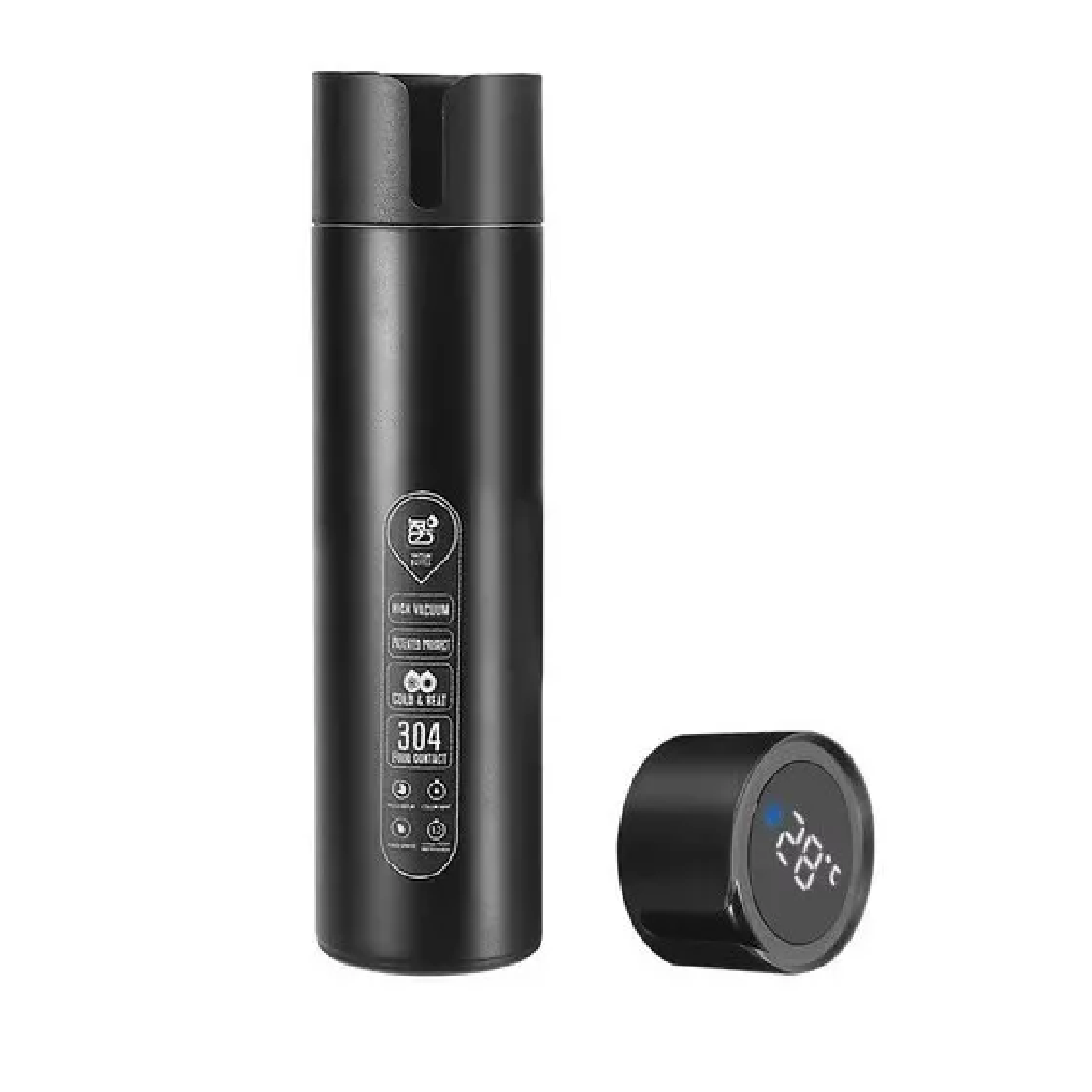 Termo Digital Led Inteligente De Acero Inoxidable 420ml