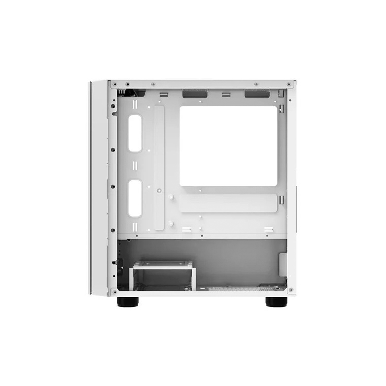 Gabinete Ocelot Gaming Atx Rosa Miditower Liso Cristal Usb Oc-Hanami