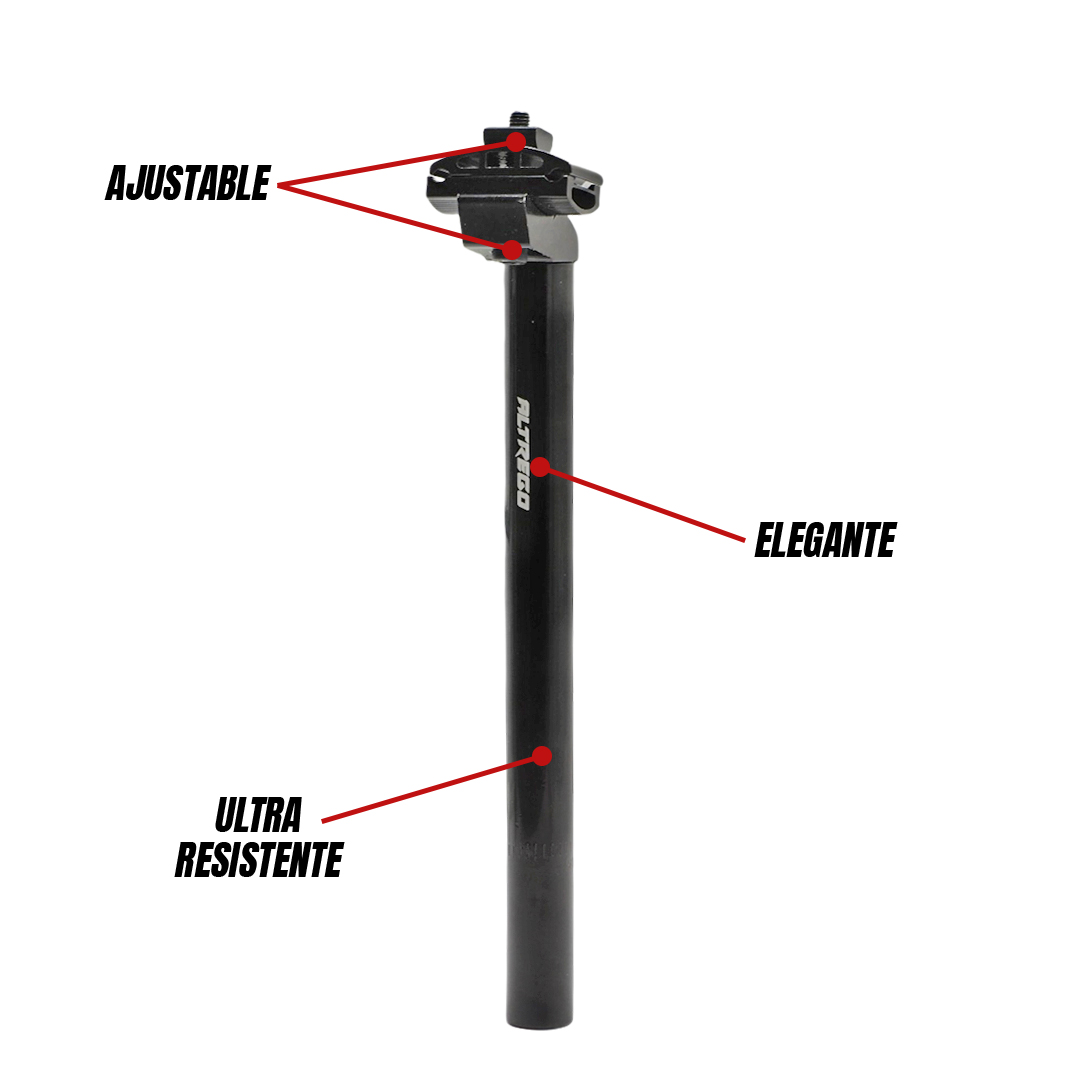 Poste De Asiento Mtb Para Bicicleta Con Broche 27.2x400mm