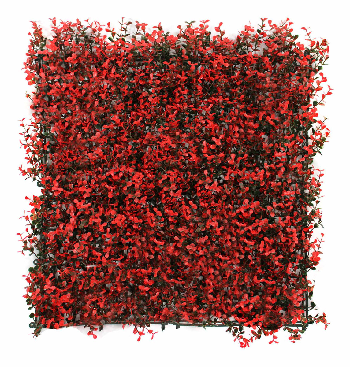 Follaje Sintetico Tekno Step 8 Pzas 50x50 Cm Arrayan Rojo 2m2