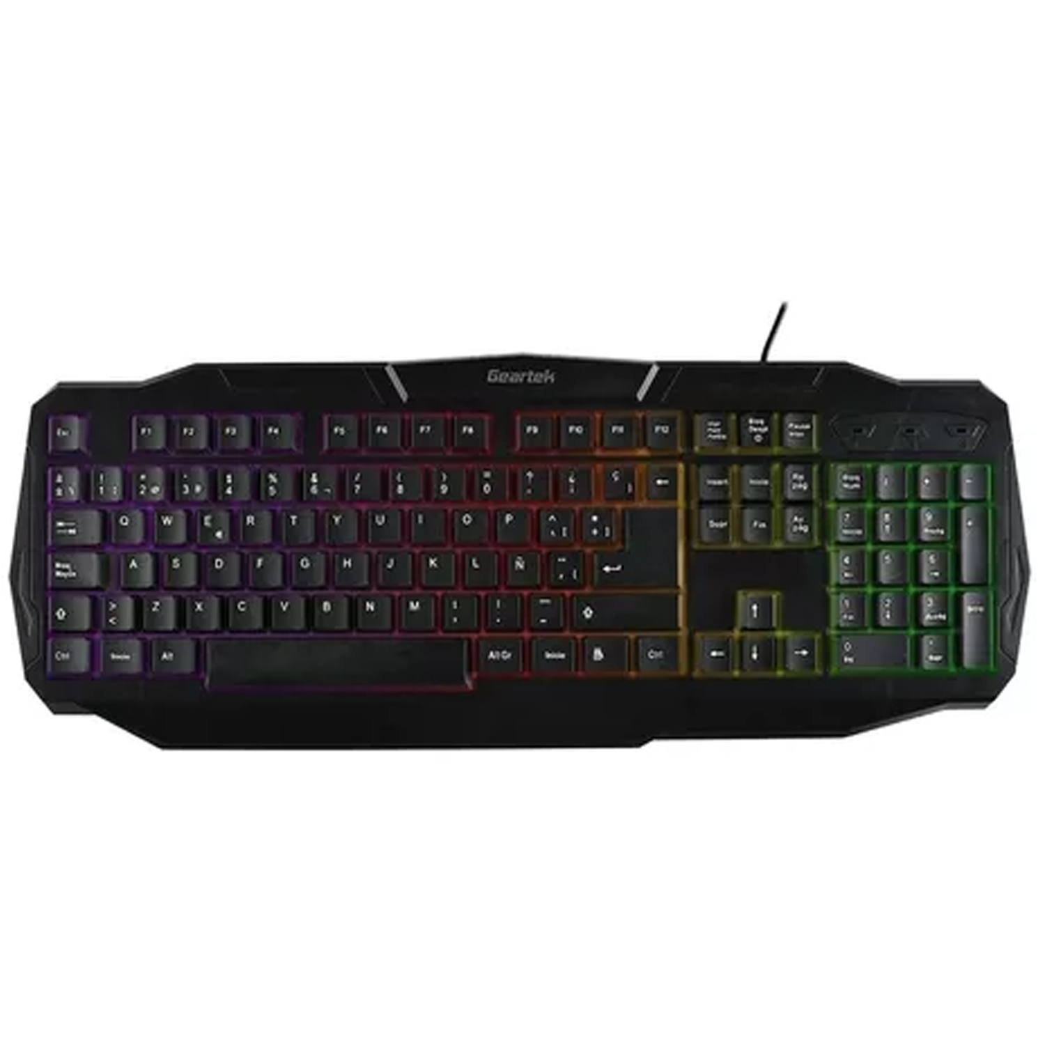 TECLADO GEARTEK GAMING RGB ALAM