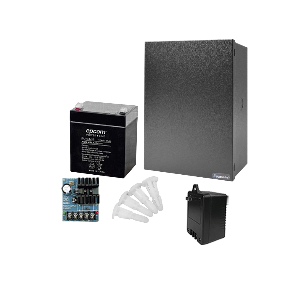 Kit con Fuente ALTRONIX AL624 con salida de 12 Vcc a 075 Amper