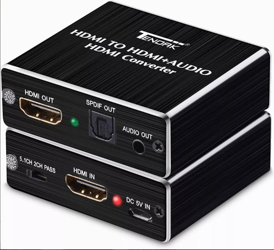 Extractor De Audio Hdmi 4k 5.1 Spdif Estéreo