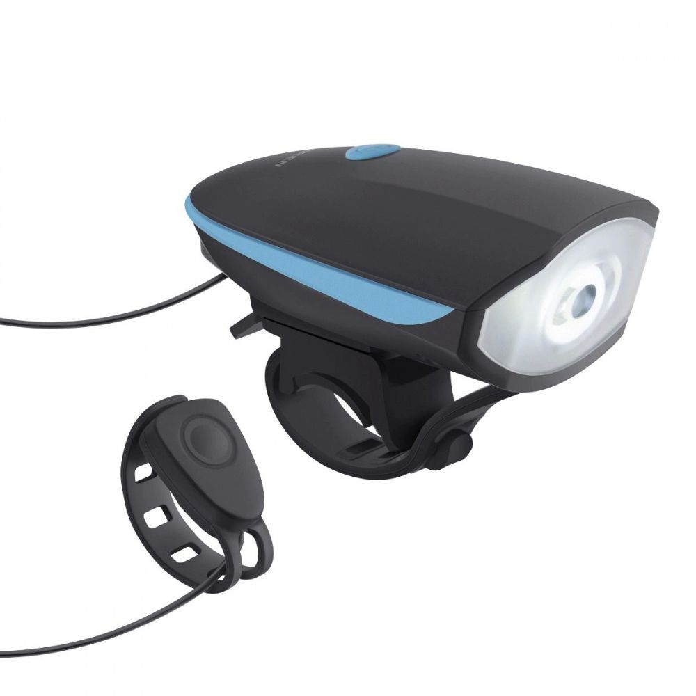 Luz Y Claxon Para Bicicleta Recargable Impermeable