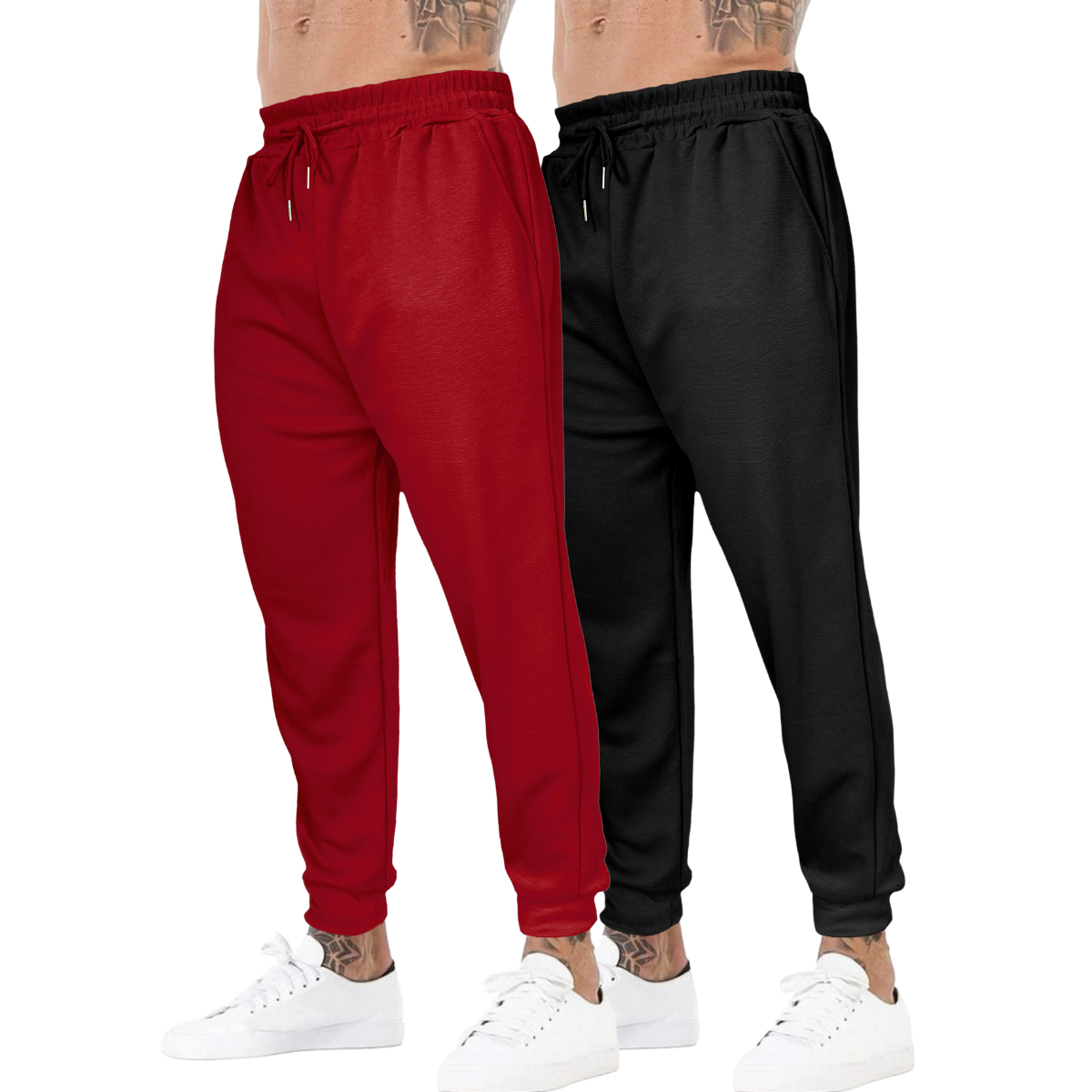 Jogger Pants Paquete 2 Piezas Pans Para Hombre Ropa Para Gym