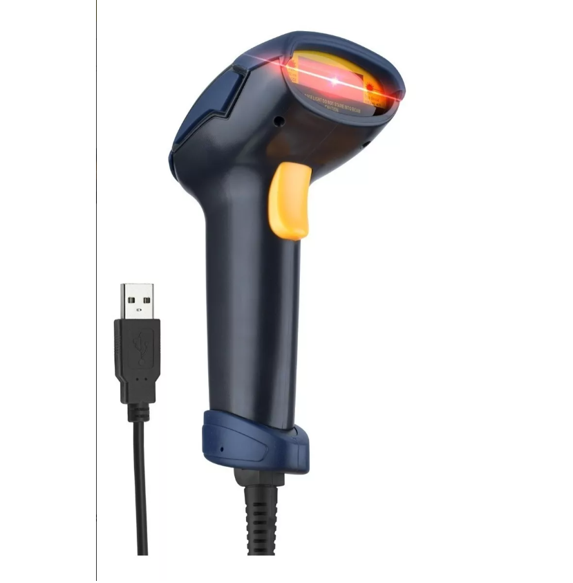 Lector De Código De Barras Láser Usb Pos Ean Upc Isbn