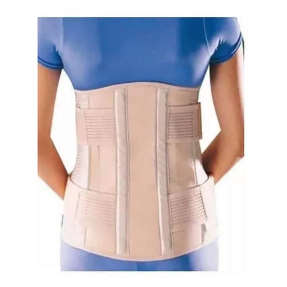 Faja Sacro Lumbar Reforzada Varillas Rígidas Ortopedia OPPO