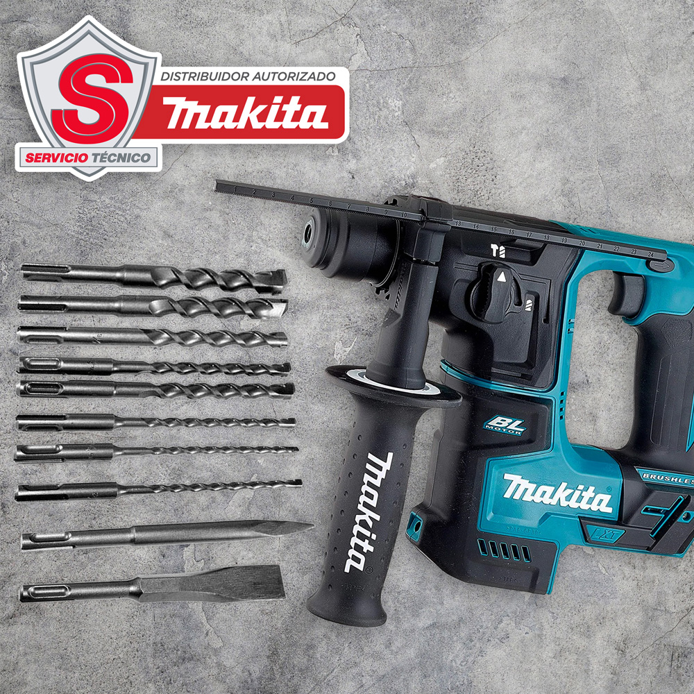 Jgo Brocas Y Cinceles Sds-plus D-45820 Makita Original 10pzs