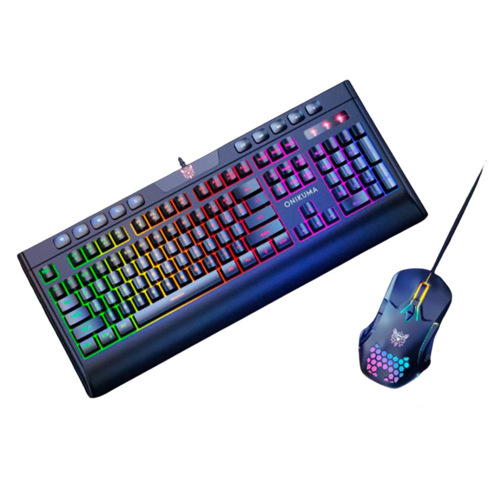Kit de teclado y mouse alámbrico gamer Gadgets&Fun RGB