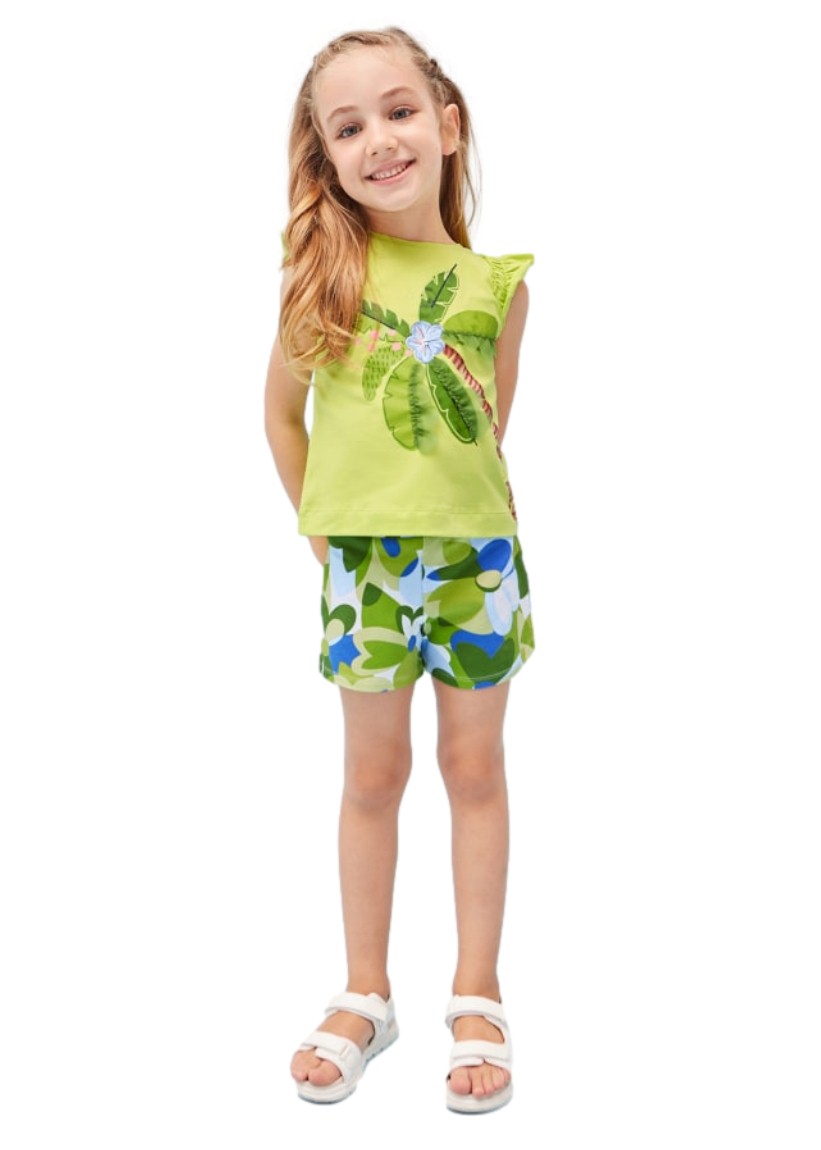 Conjunto 2 Pzs Algodón Niña Marca Mayoral Color Lima