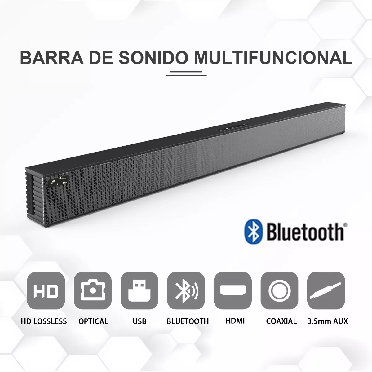 Barra De Sonido Bocina Bluetooth Recargable Soundbar 40w