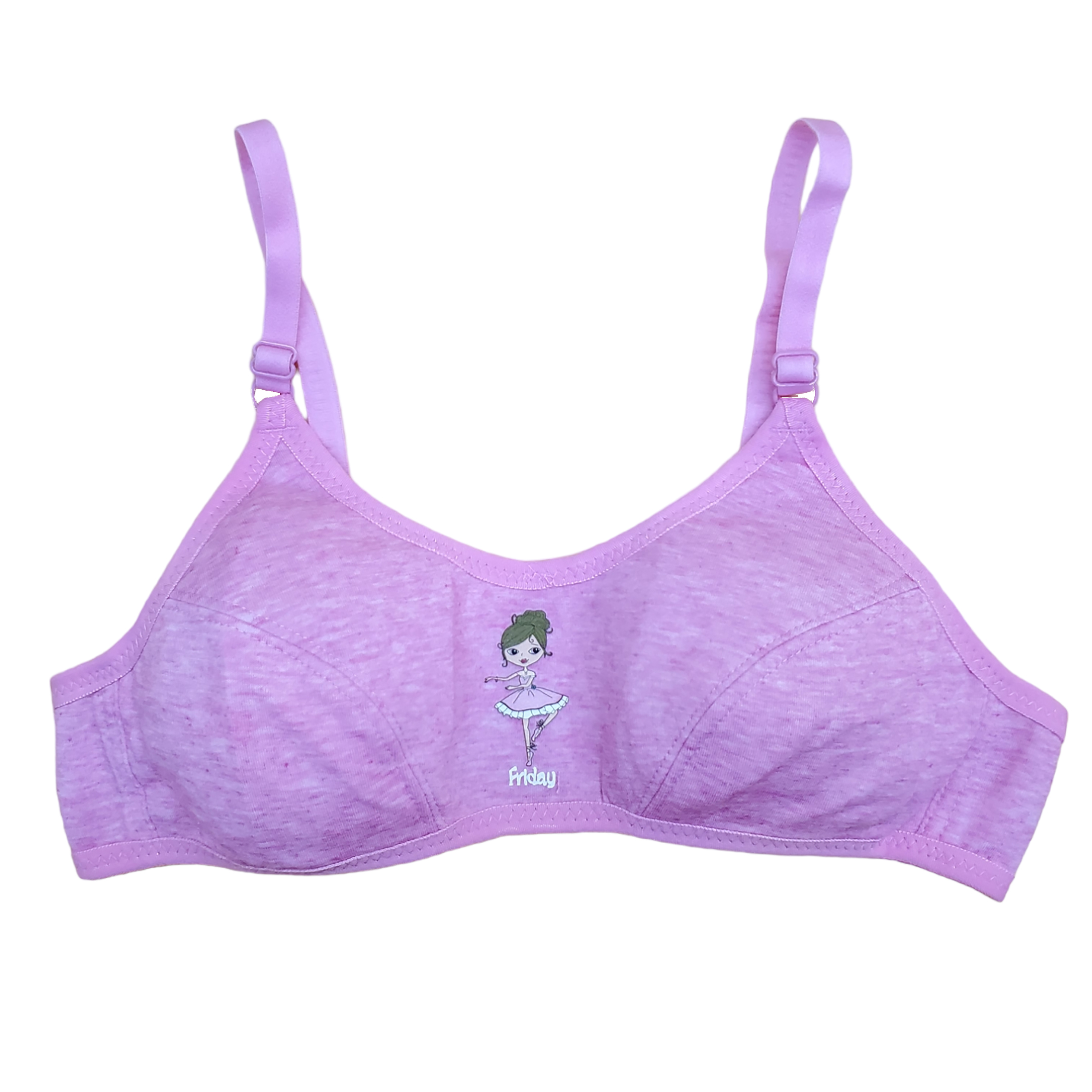 Mi Primer Brasier De Algodón Para Niña Adolescente 3pz