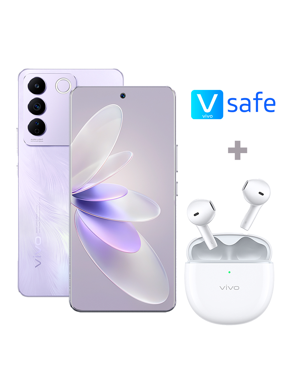 CELULAR VIVO 4.5G V2242 V25E VIOLETA KIT TELCEL