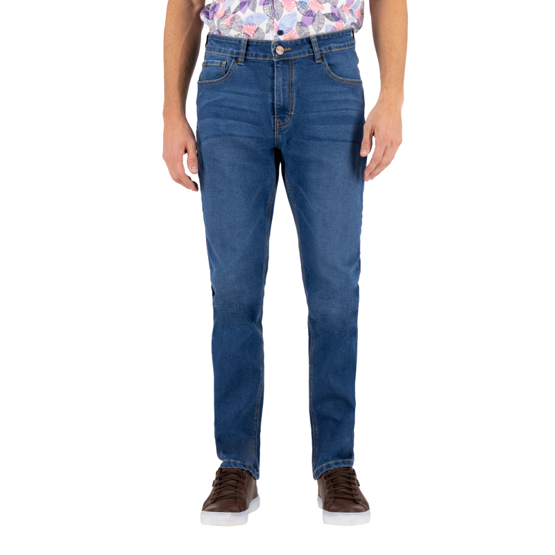 Jeans de Mezclilla Slim Fit - Milan Holstone Hombre