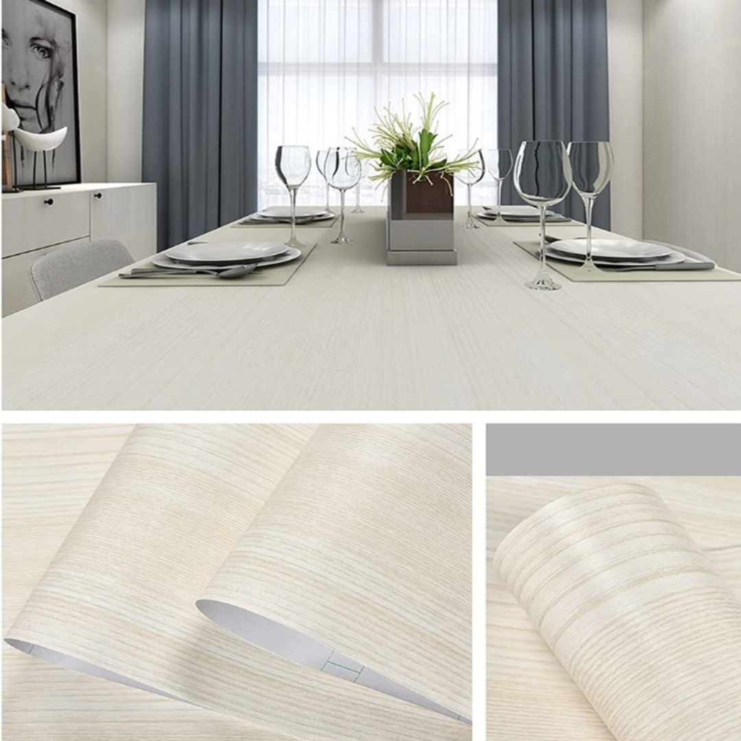 Papel Tapiz Vinilico Autoadhesivo Madera Sand